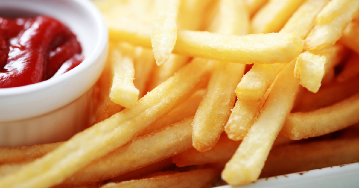 Les frites - Produits du fast food