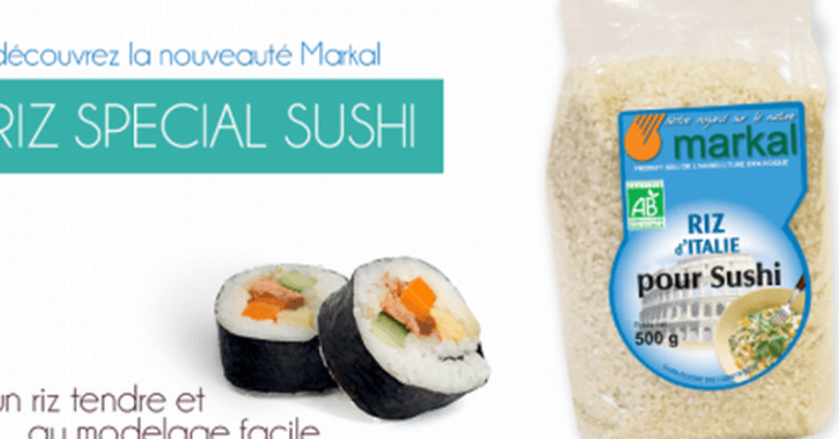 Le riz spécial sushi MARKAL - Produits japonais